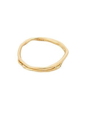 Dries Van Noten Handmade Set Of 2 Bangle Bracelets - Gold