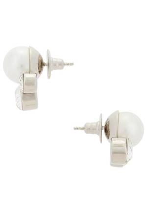 Dries Van Noten Handmade Shell Paste Small Earrings