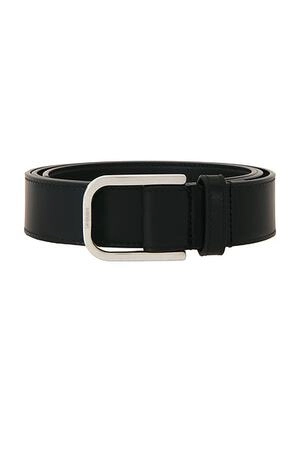 Saint Laurent Minimalist Buckle Leather Belt