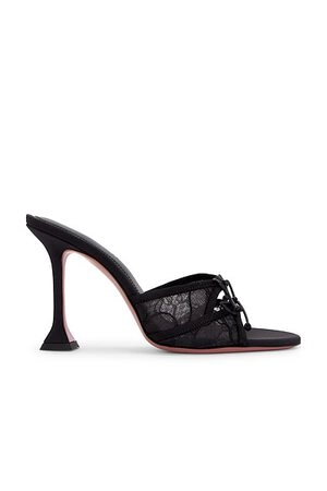 Amina Muaddi Eleonora Lace Slipper Mule