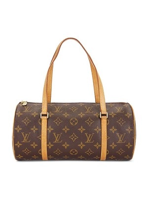 LOUIS VUITTON Monogram Papillon 30 Handbag - Brown