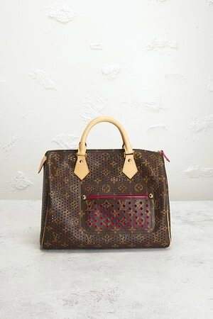 LOUIS VUITTON Monogram Perforated Speedy 30 Handbag