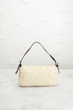 Fendi Zucca Baguette Shoulder Bag