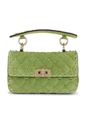 Valentino Garavani Rockstud Spike Small Shoulder Bag - Cleared Mint