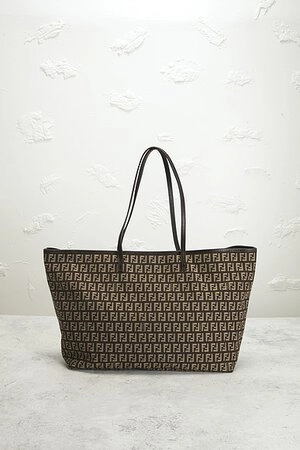 Fendi Zucca Roll Tote Bag