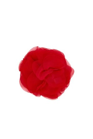 HELSA Silk Flower Pin - Red