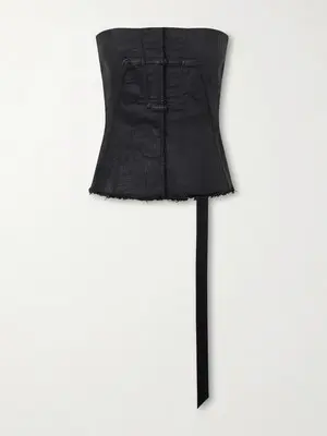 Rick Owens Temple Denim Boustier