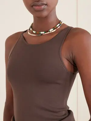 ROXANNE ASSOULIN Dunes Set Of Two Beaded Necklaces