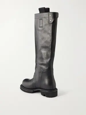 Rick Owens Leather Knee-high Boots