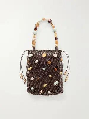 Cult Gaia Mercier Beaded Mini Bag