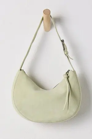 FP COLLECTION Sina Suede Shoulder Bag