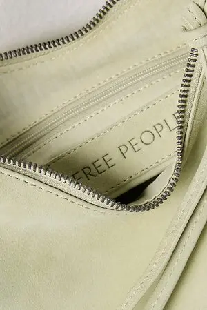 FP COLLECTION Sina Suede Shoulder Bag