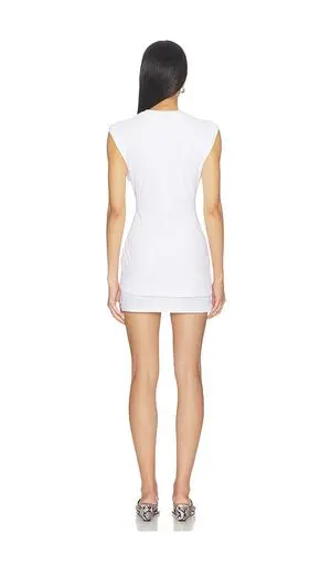 Alexander Wang Twisted Bust Mini Dress In . Also