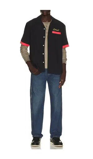 Deus Ex Machina Hisssterical Bowling Shirt In . Also
