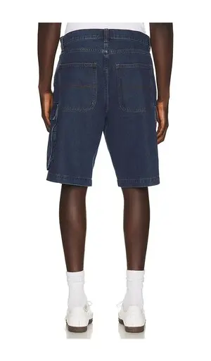 HUF Oval Denim Cargo Short In . Also