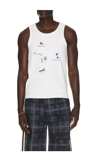 JUNGLES No Where To Go Tank Tops In . Also - White