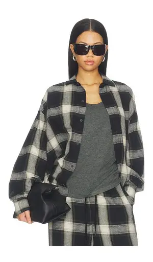 Fear Of God Button Up Shirt In . Also - Grey