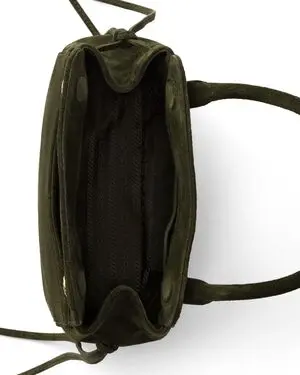 Prada Carry Mini Suede Handbag