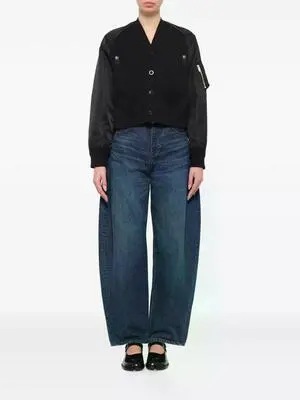 Sacai Hybrid Panelled Cardigan