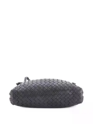 Bottega Veneta Nodini Intrecciato Nappa Small Crossbody Bag - Black