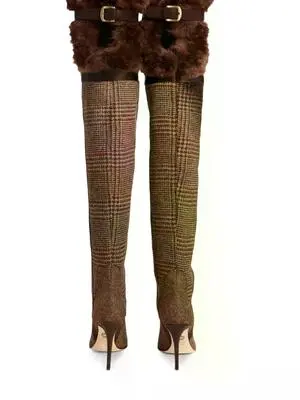 Dsquared2 Classic Check Heeled Boots