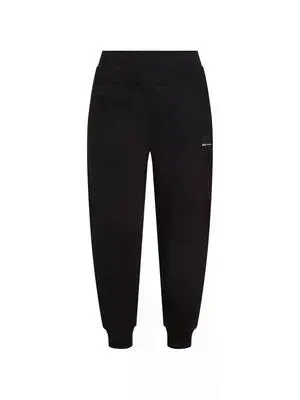 Karl Lagerfeld Waffle-knit Track Pants - Black