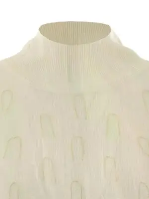 Fabiana Filippi Embellished High-neck Sweater - Neutrals