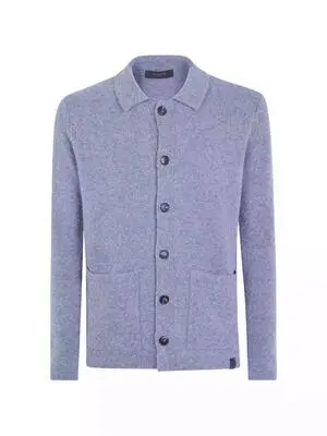 ZANONE Button-up Collared Cardigan - Grey