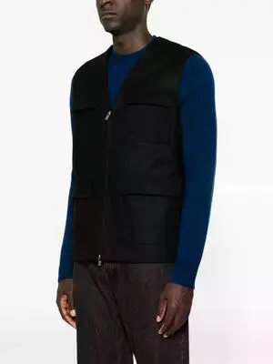 Barena Venezia Vico Multi-pocket Gilet - Black
