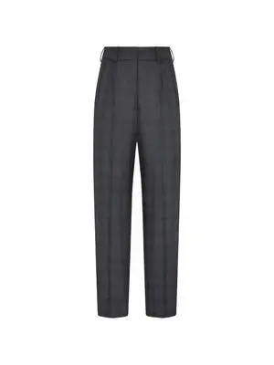 BLAZÉ MILANO Bravado Checked Wool Trousers