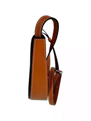 Loewe Heel Small Leather Pouch With Embossed Anagram Logo