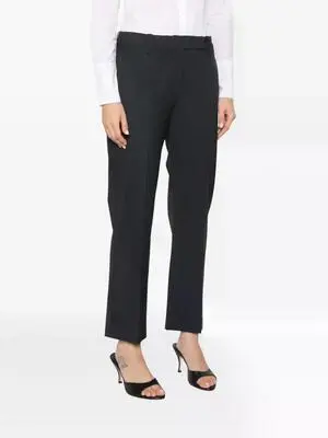 Brunello Cucinelli Pressed Crease Wool Trousers