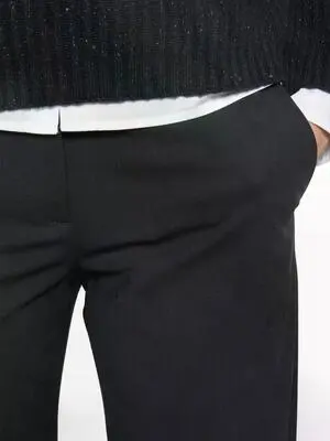 Brunello Cucinelli Pressed Crease Wool Trousers