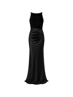 Elisabetta Franchi Red Carpet Ruffled Draped Dress