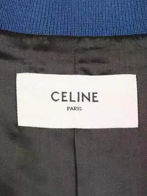 Celine 2010s Teddy Varsity Jacket
