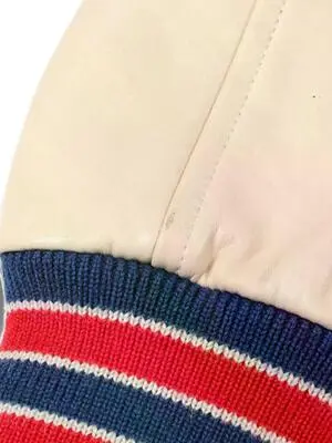 Celine 2010s Teddy Varsity Jacket