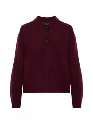 ANINE BING Lee Polo Sweater