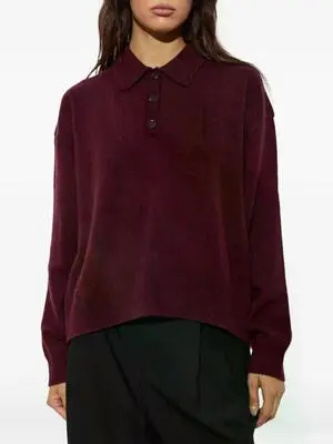 ANINE BING Lee Polo Sweater