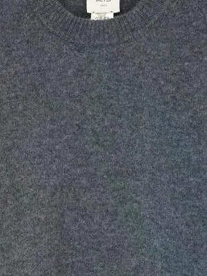 ALYSI Ribbed-trim Crew-neck Wool Sweater
