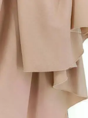 ACTUALEE Draped Satin-band Maxi Dress