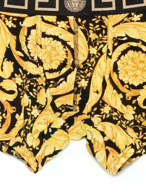Versace Barocco-print Greca-border Boxers