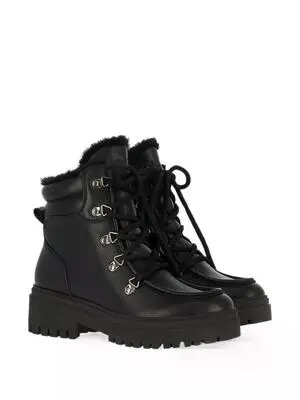 MEXX Lace-up Shearling Boots