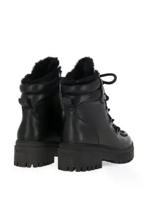 MEXX Lace-up Shearling Boots