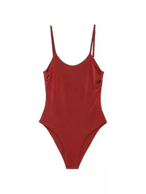 MOUTAKI Scoop-neck Swimsuit - Red