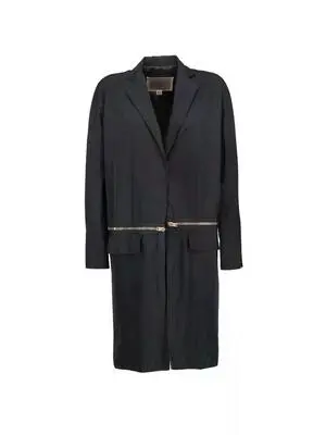 Giambattista Valli Zip-detail Coat - Black