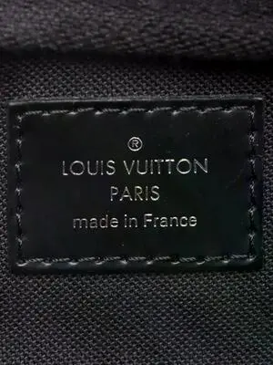 LOUIS VUITTON 2018 Damier Graphite Ambler Belt Bag