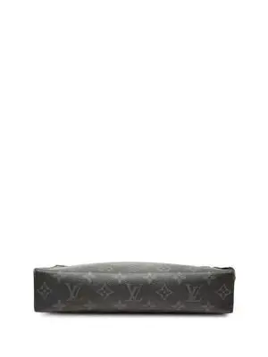 LOUIS VUITTON 2019 Monogram Eclipse Pochette Voyage Mm Clutch Bag
