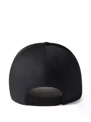 Zegna Microfiber Motorin Baseball Cap - Black