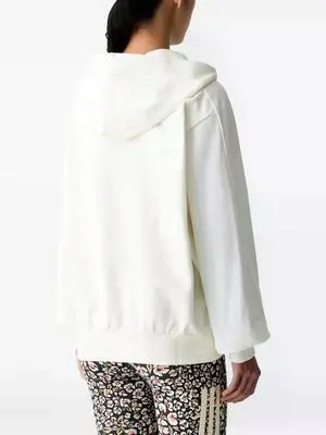 Adidas Embroidered-logo Raglan-sleeve Hoodie