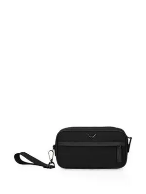 Emporio Armani Logo-plaque Wash Bag - Black